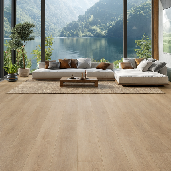 Natural Force Solar Power Waterproof Real Wood Flooring | 7" x 48 ...