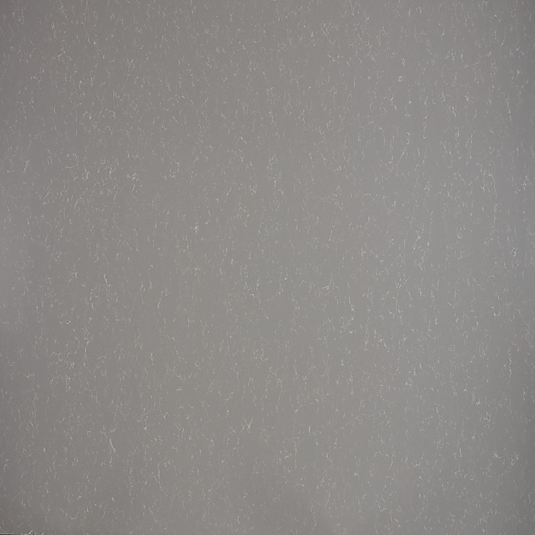 Pro Cloud Quartz Slab | Modern Grey Quartz Surface | Home Vision Studio