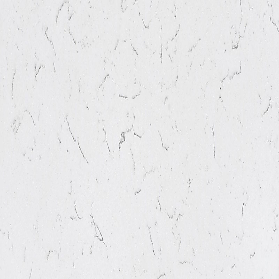 Bianco Tiza Quartz Slab | Elegant Cool White Quartz | Home Vision Studio
